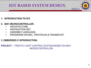 IOT BASED SYSTEM DESIGN | PPTX