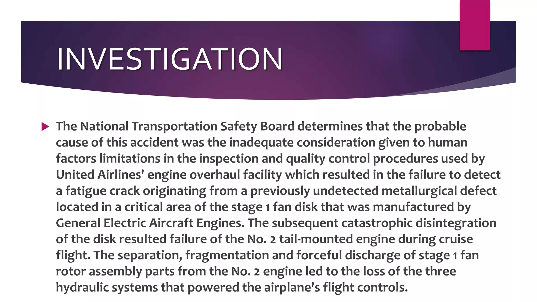 air crash investigation | PPTX