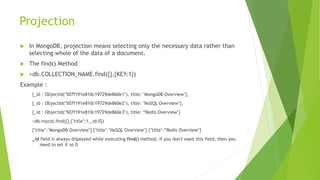 Introduction to MongoDB | PPT