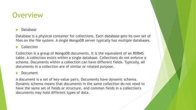 Introduction to MongoDB | PPT