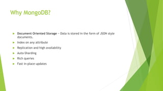 Introduction to MongoDB | PPT