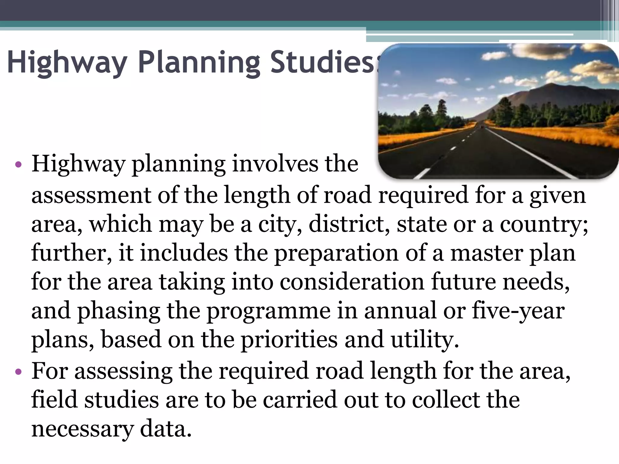 ROAD NETWORKING AND SURVEYING | PPTX