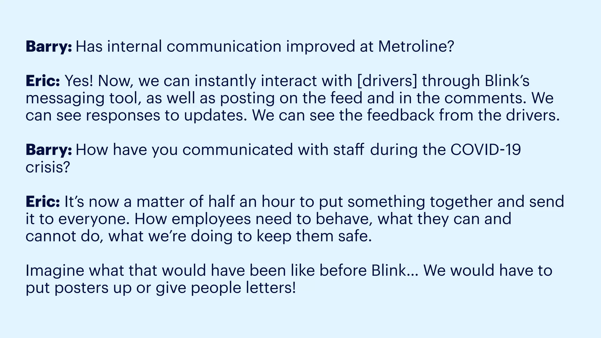 Blink | Metroline | PPT