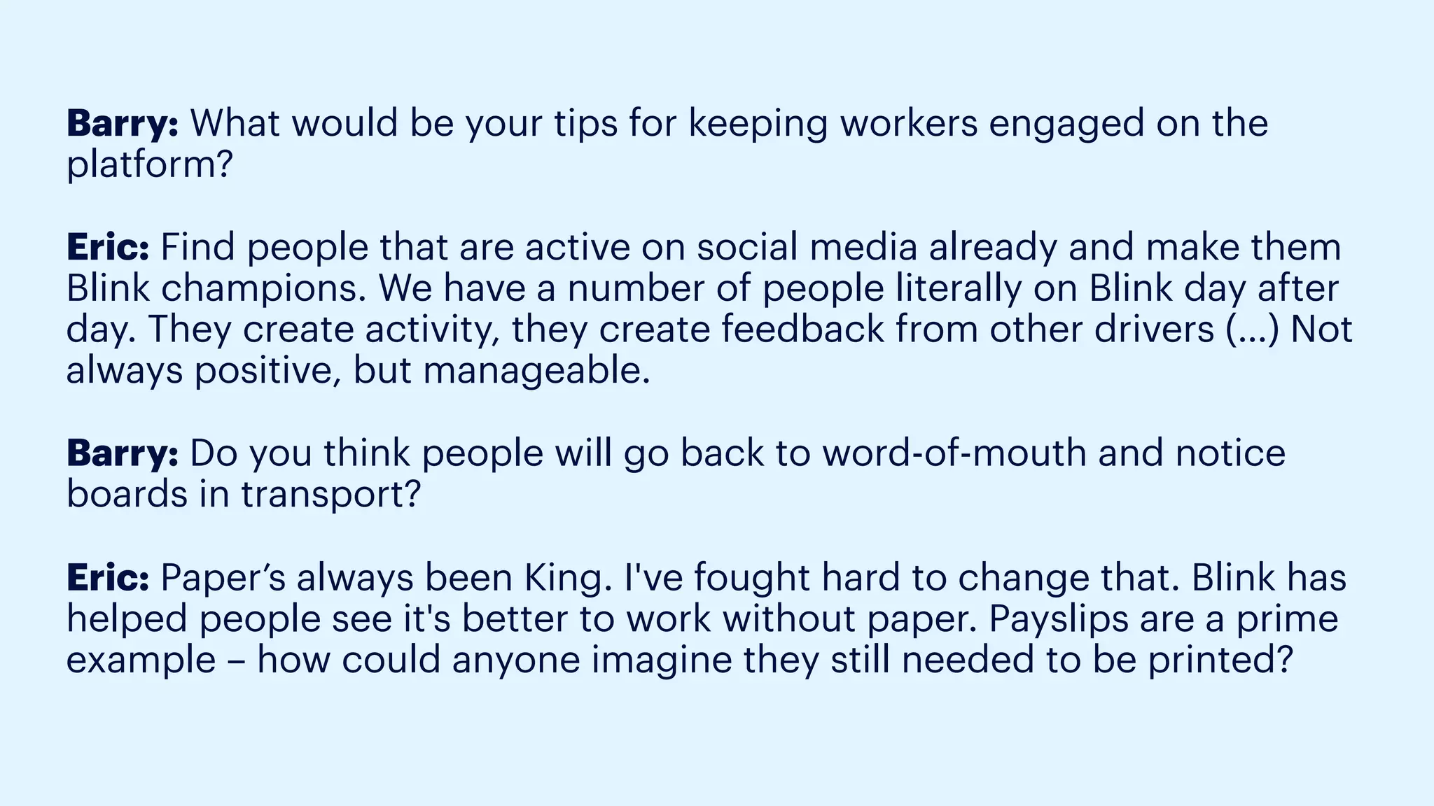 Blink | Metroline | PPT