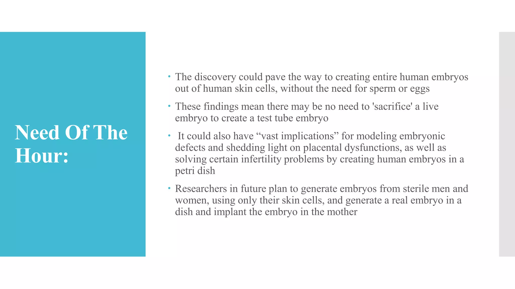 Artificial Embryos | PPTX