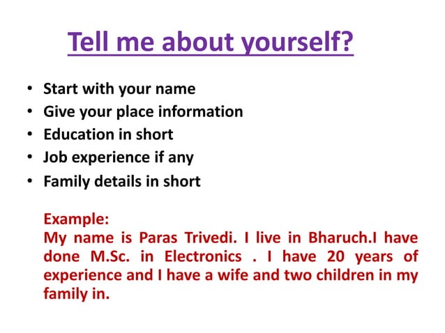 Facing an Interview | PPTX