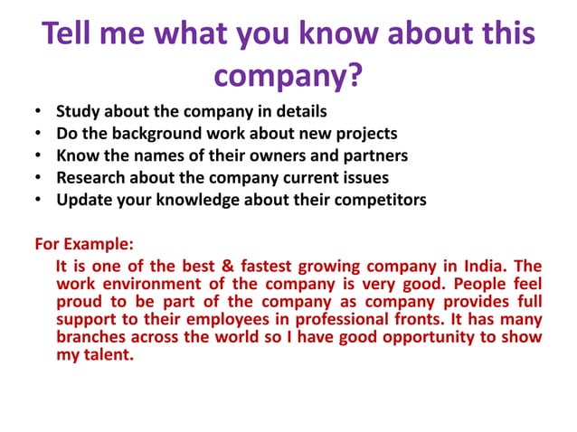 Facing an Interview | PPTX