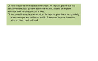 Implant Loading Protocols Journal Club-Comparative evaluation of the ...