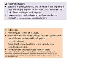 Implant Loading Protocols Journal Club-Comparative evaluation of the influence of immediate ...