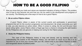 BEING A FILIPINO | PPT