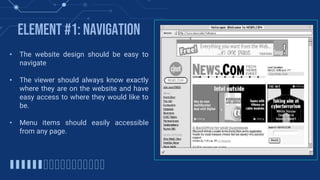 Basic Web Design Principles and Elements | PPTX