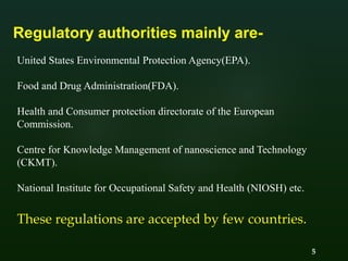 A Review on Regulatory Guidelines for Nanopharmaceuticals | PPT