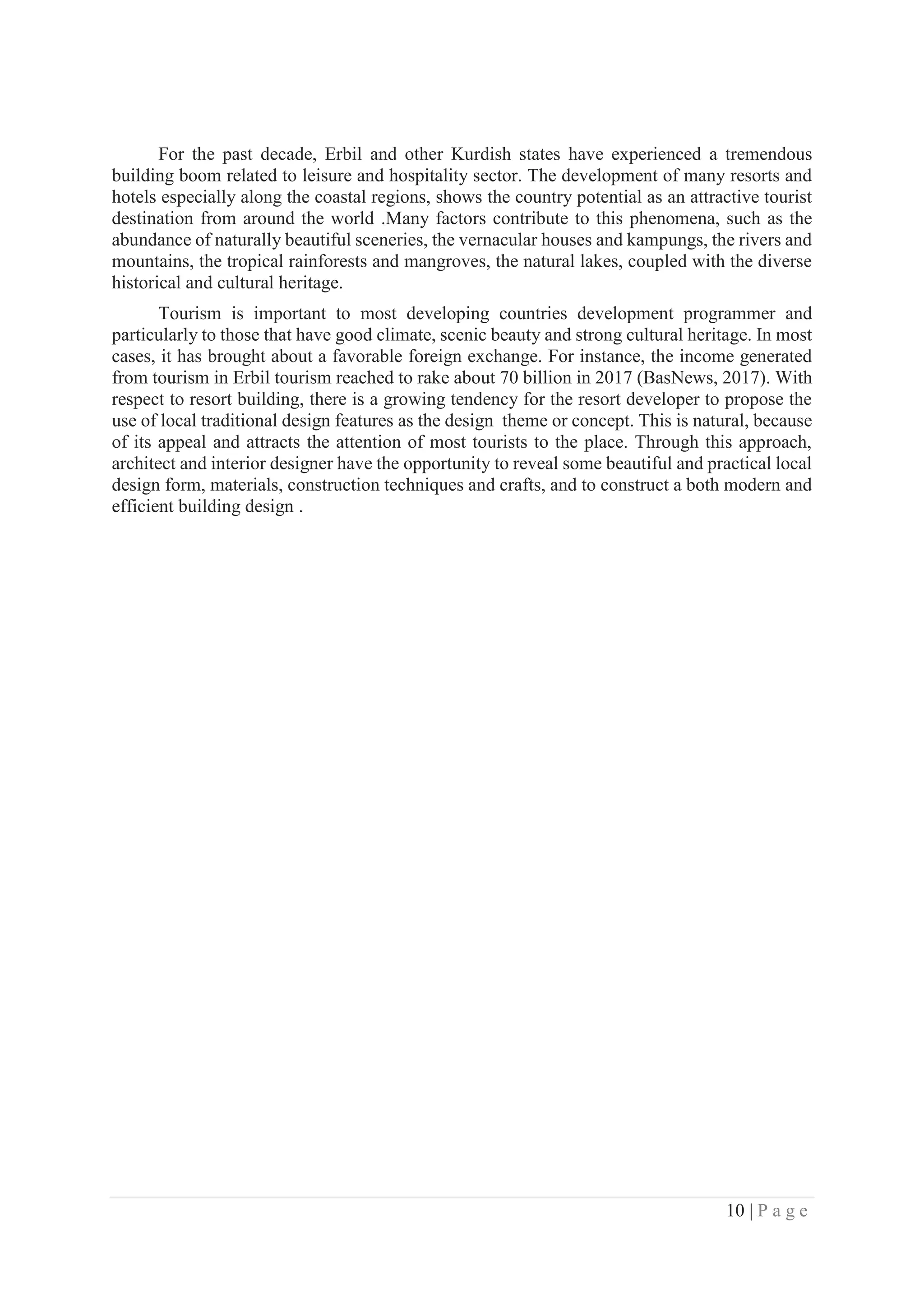 TOURISTIC RESORT THESIS | PDF