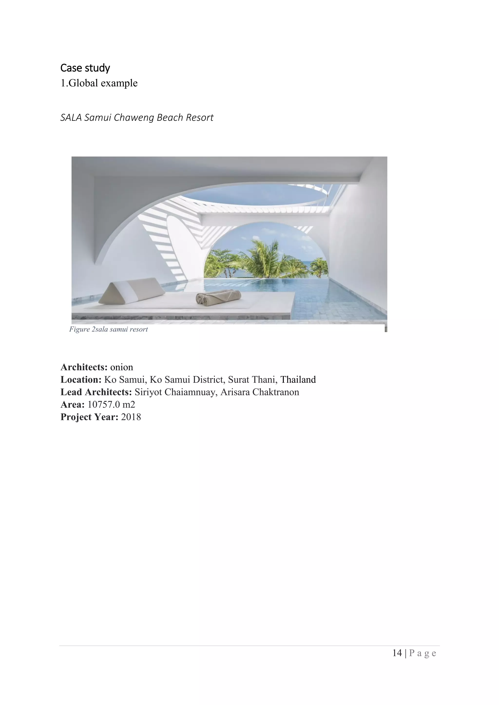 TOURISTIC RESORT THESIS | PDF
