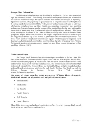 TOURISTIC RESORT THESIS | PDF