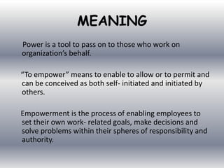 ppt on empowerment | PPTX