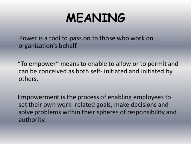 ppt on empowerment