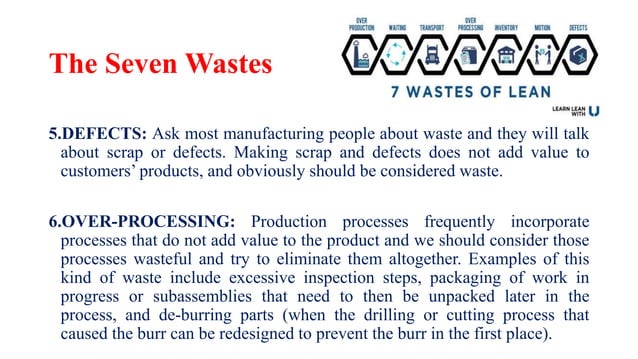 BASICS OF LEAN MANUFACTURING | PPTX