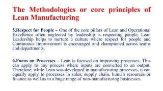 BASICS OF LEAN MANUFACTURING | PPTX