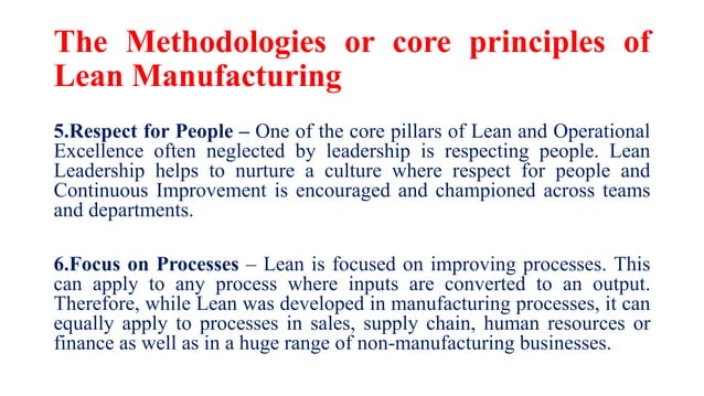 BASICS OF LEAN MANUFACTURING | PPTX