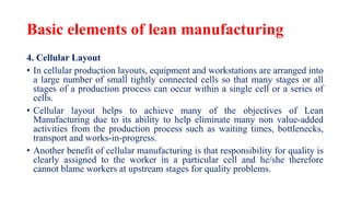 BASICS OF LEAN MANUFACTURING | PPTX