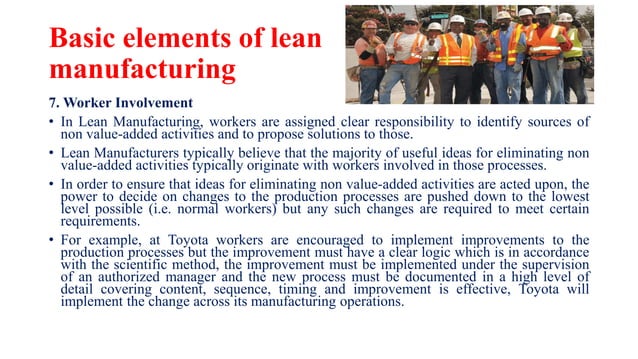 BASICS OF LEAN MANUFACTURING | PPTX