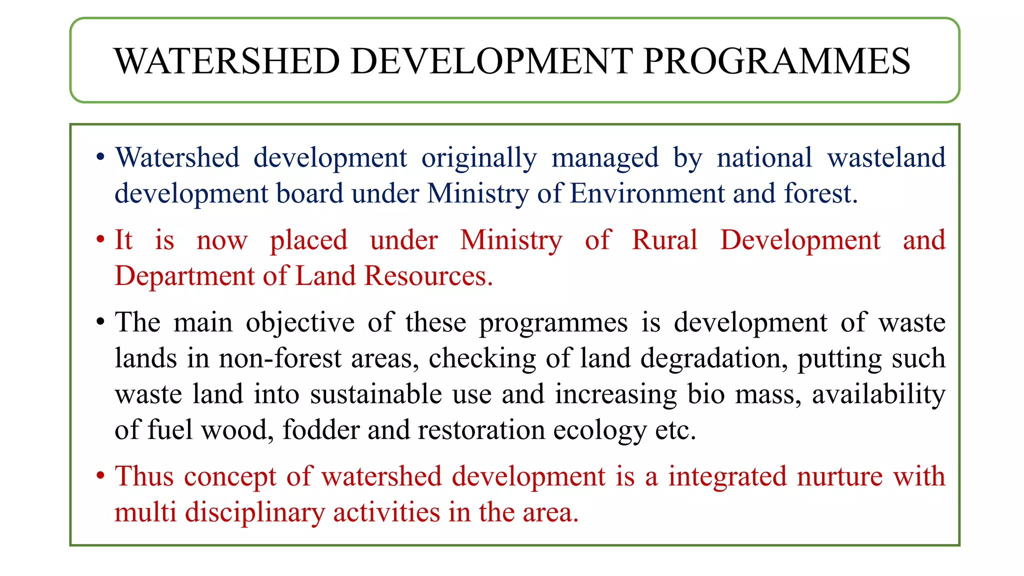 WATERSHED MANAGEMENT | PDF