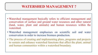 Watershed Management Definition