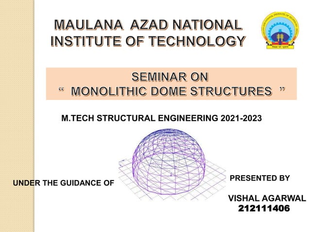 monolithic dome structures | PPTX