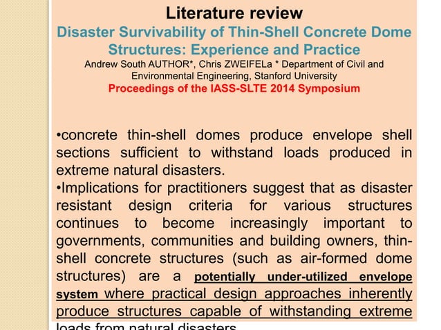 monolithic dome structures | PPTX