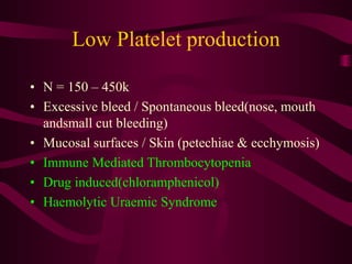 Haemostasis and bleeding disorders | PPT