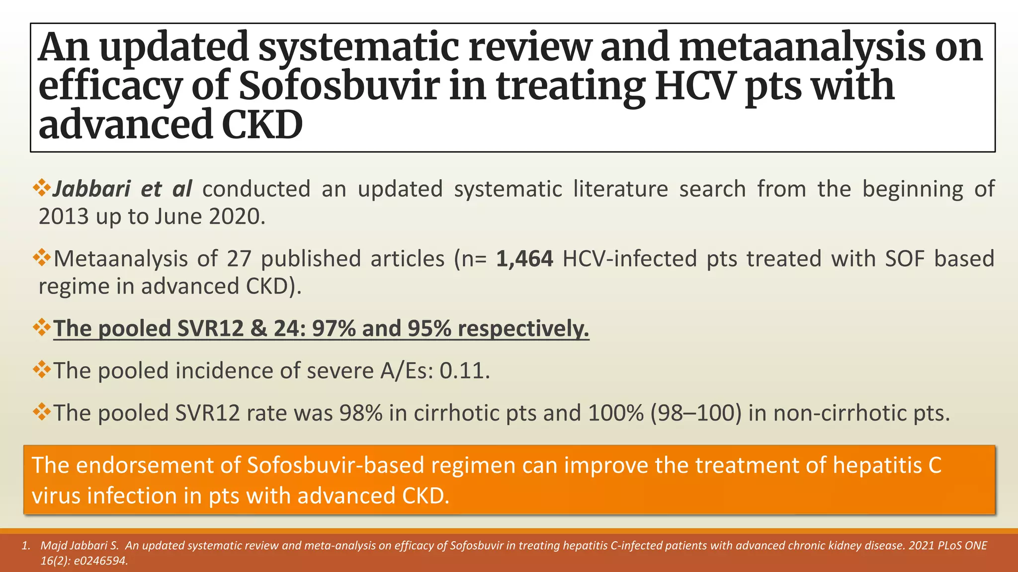 HCV MANAGEMENT IN PATIENT WITH KIDNEY DISEASE..reuploaded | PDF