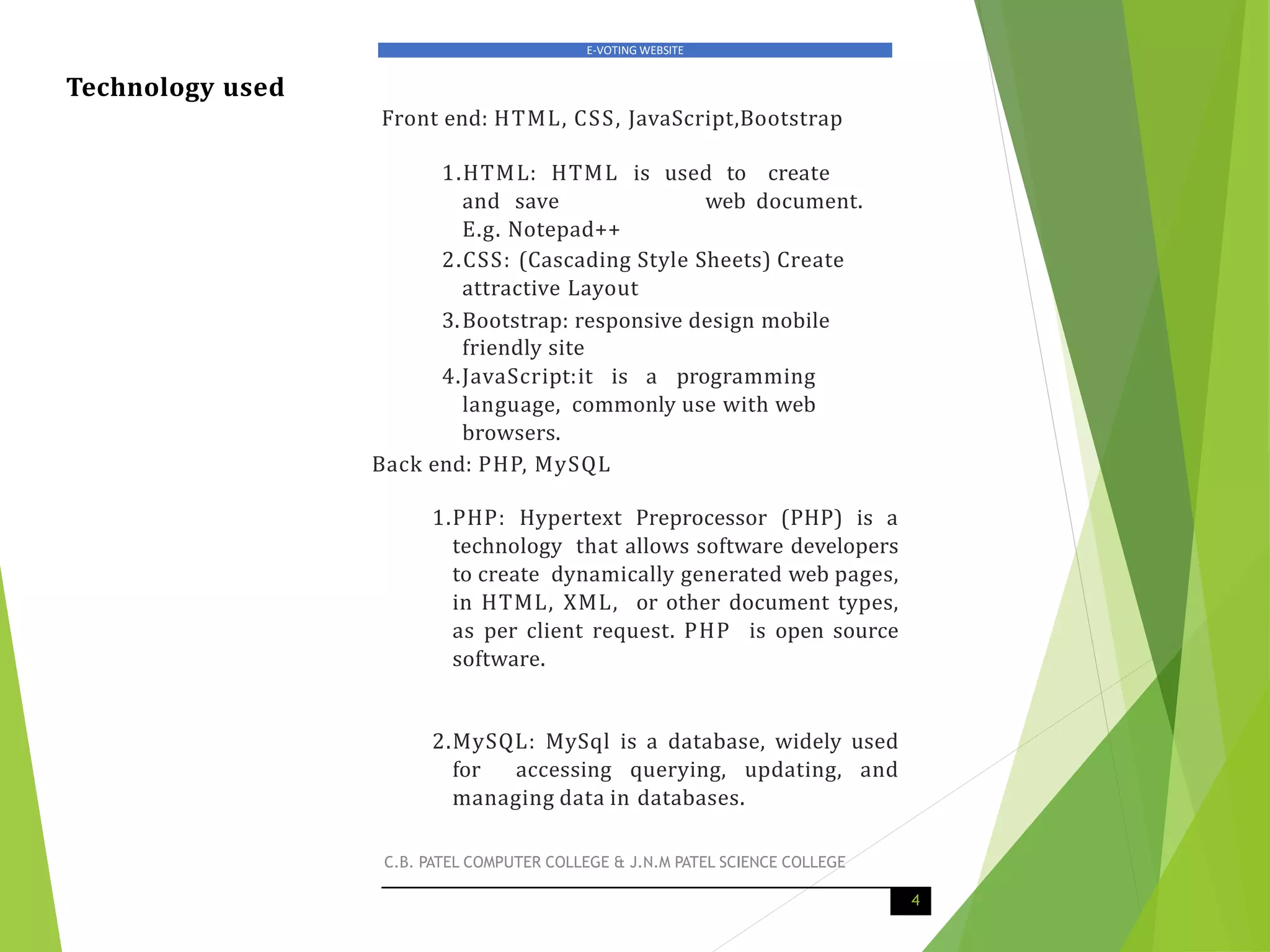 FINAL.pptx | Web Design and HTML | Internet