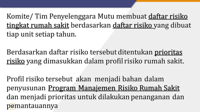 FINAL .PENYUSUNAN PROFIL RESIKO RUMAH SAKIT SESUAI STANDAR AKREDITASI.pptx