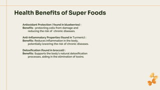 food nutrition and health power point presentation | PPTX