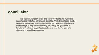 food nutrition and health power point presentation | PPTX