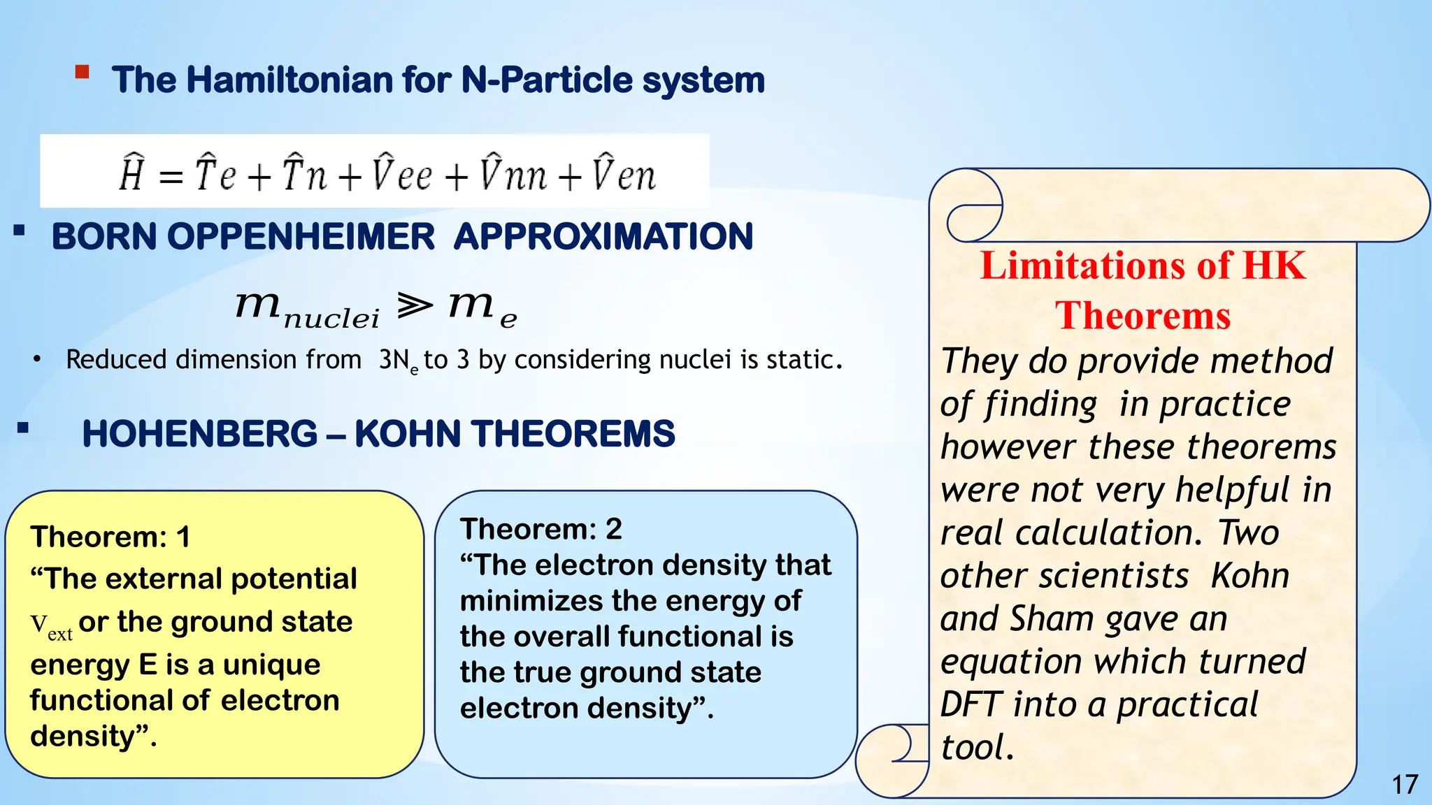 Density Functional Theory by Tayyab Shabir | PPTX