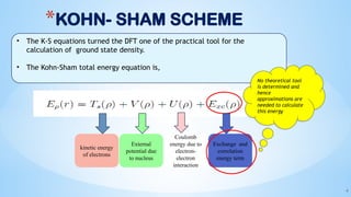 Density Functional Theory by Tayyab Shabir | PPTX