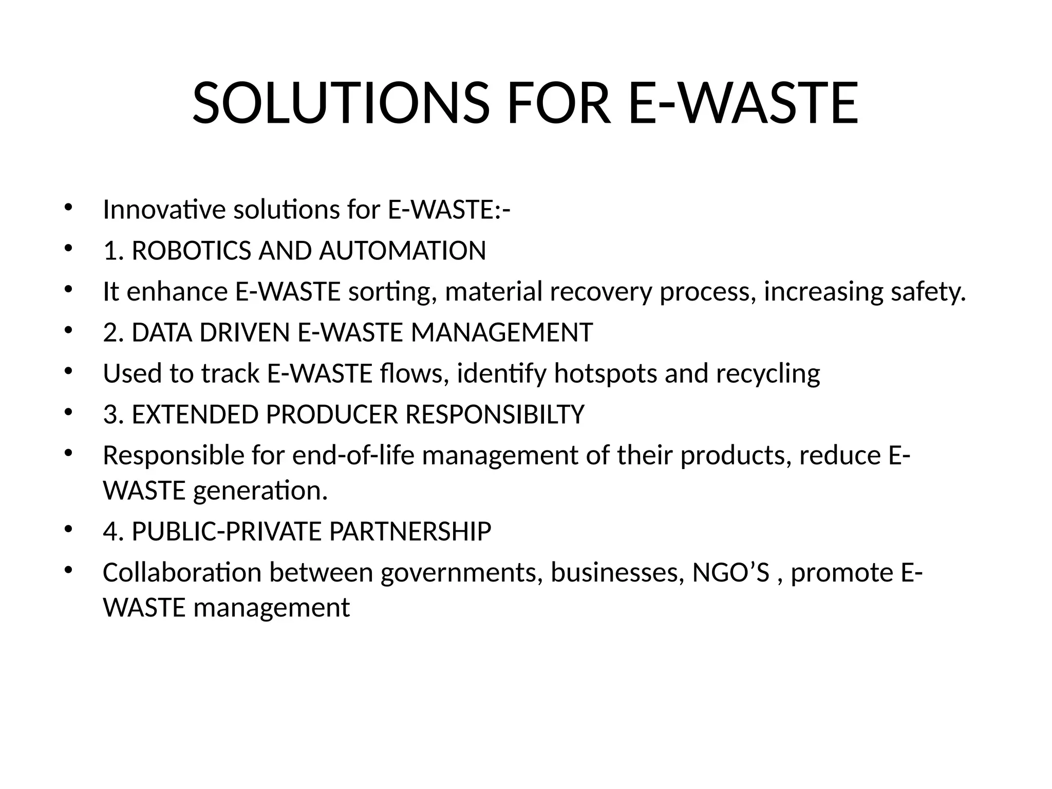 final.pptx presentation on E-Waste CHALLENGES AND SOLUTIONS | PPTX