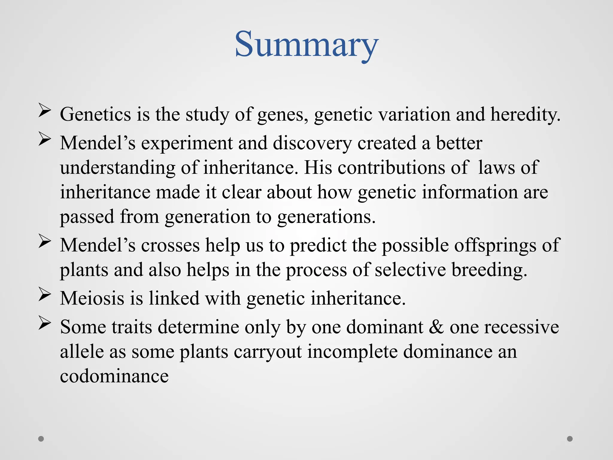 Genetics ( The Mendelian and Non-Mendelian) | PPTX