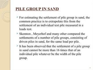 presenation on pile and pile cap design rcc | PPTX