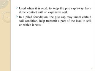 presenation on pile and pile cap design rcc | PPTX