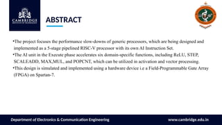 FINAL_ASIC _RISC 5 flow and the archutecture.pptx