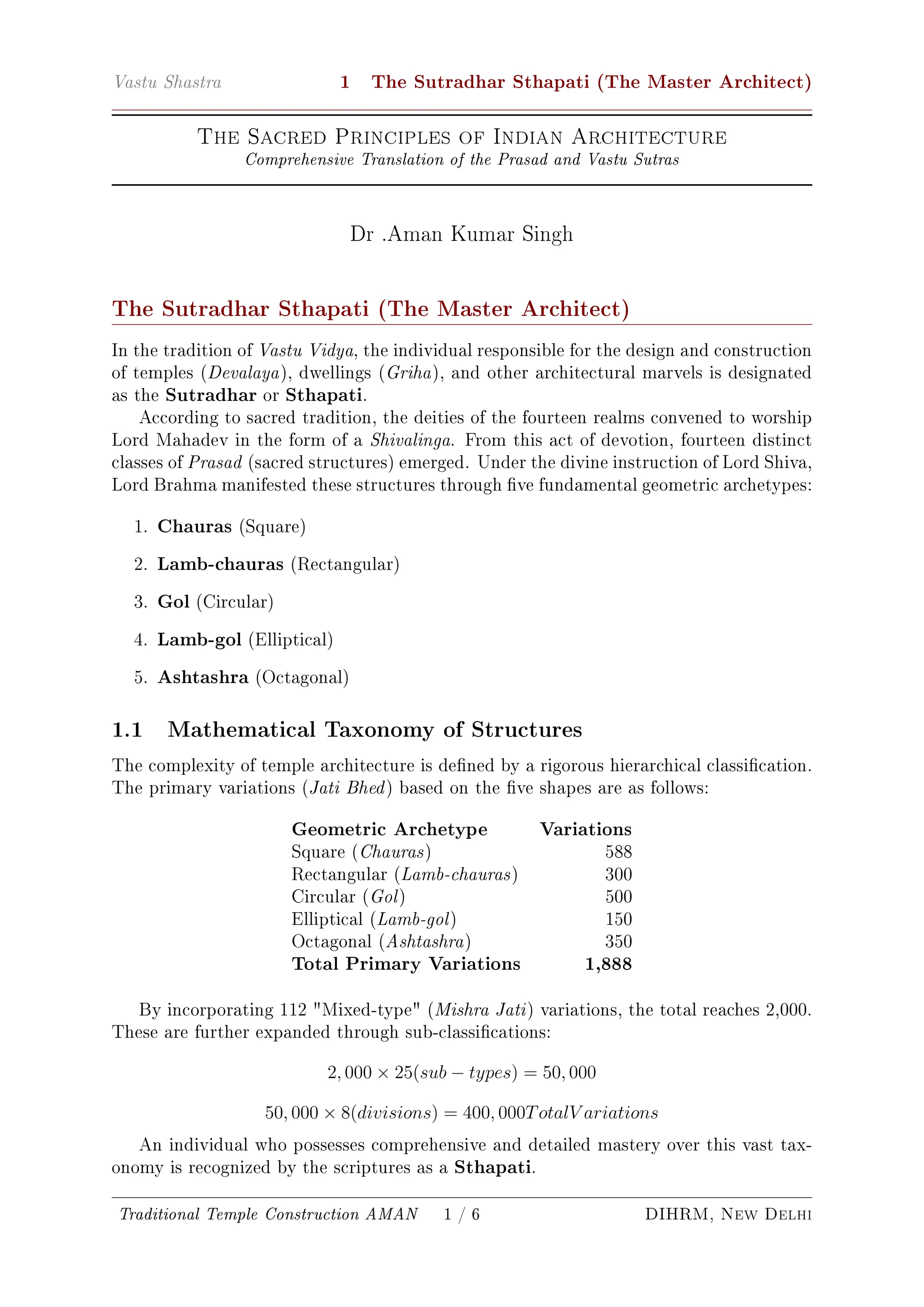 The Sacred Principles of Indian Architecture Comprehensive Translation ...