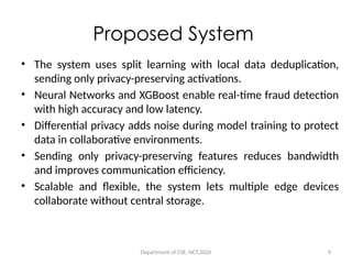 Intelligent Privacy-Preserving Split Learning Framework for ...