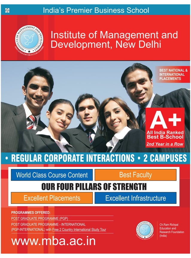 Institute of Management and Development Business School | PDF
