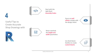 4 Tips & Techniques to Create Accurate Shop Drawings with Revit | PPTX