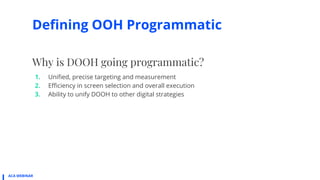 The Evolution of OOH through Programmatic | PPT