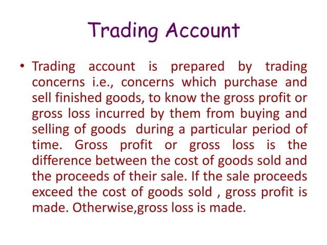 final-accounts.ppt financial accounting. | PPT
