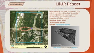 A Comparison of LiDAR and Field Survey Data | PPTX
